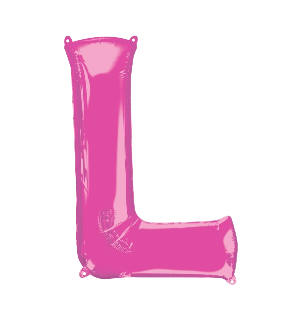 Palloncino rosa lettera gigante - 86 cm - Anagram per 5,75